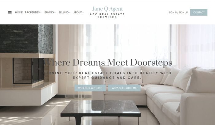 Real Estate Website Templates with IDX MLS® Listings and Map Search ...